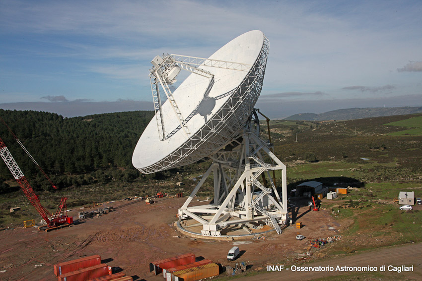 In Sardegna il radiotelescopio più grande d'Europa
