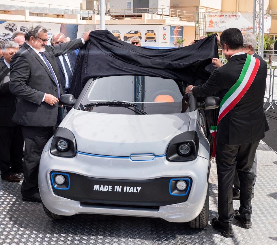 La prima auto italiana totalmente elettrica è made in Puglia